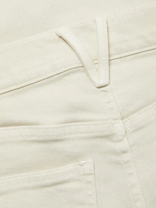 Veronica Beard Carson High-rise Ankle Flare Jeans - Ecru