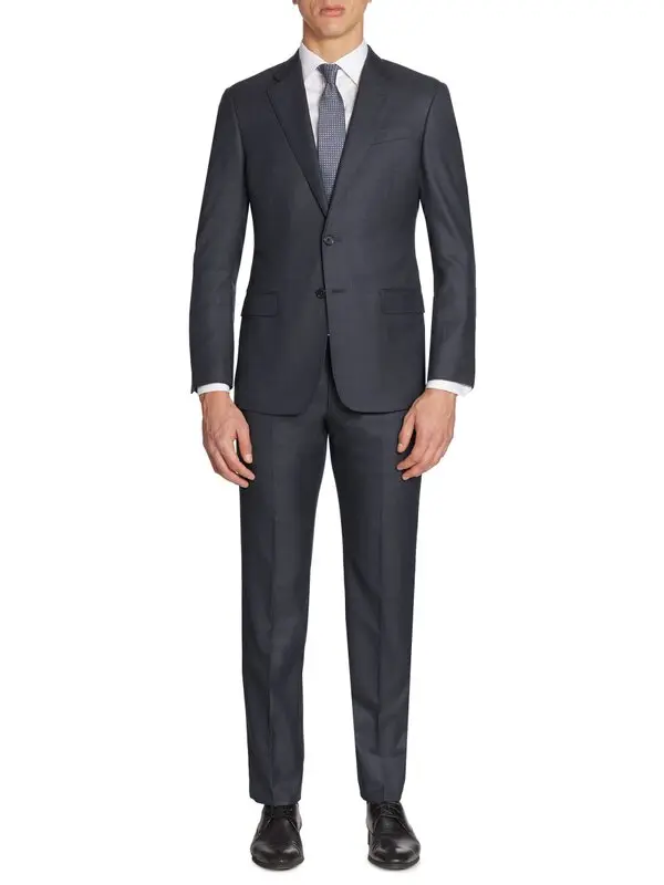 Giorgio Armani Wool Suit - Solid Dark