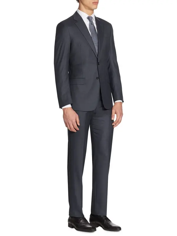 Giorgio Armani Wool Suit - Solid Dark