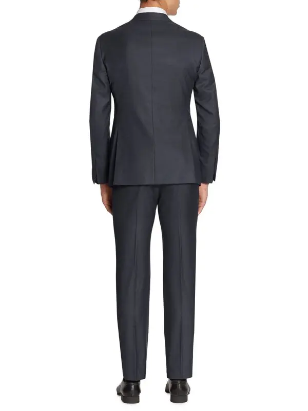 Giorgio Armani Wool Suit - Solid Dark