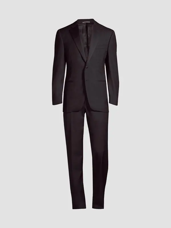Canali Notch Lapel Tuxedo - Black
