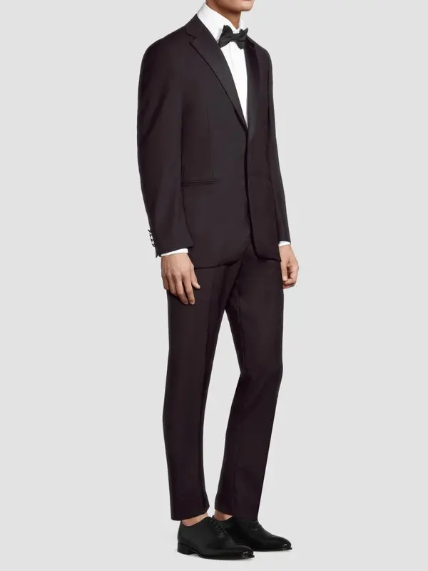 Canali Notch Lapel Tuxedo - Black