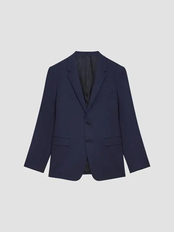 Theory Chambers Slim-fit Wool Sportcoat - Navy