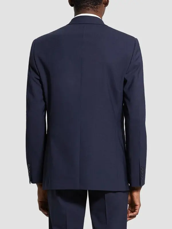 Theory Chambers Slim-fit Wool Sportcoat - Navy