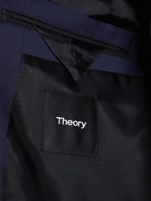 Theory Chambers Slim-fit Wool Sportcoat - Navy