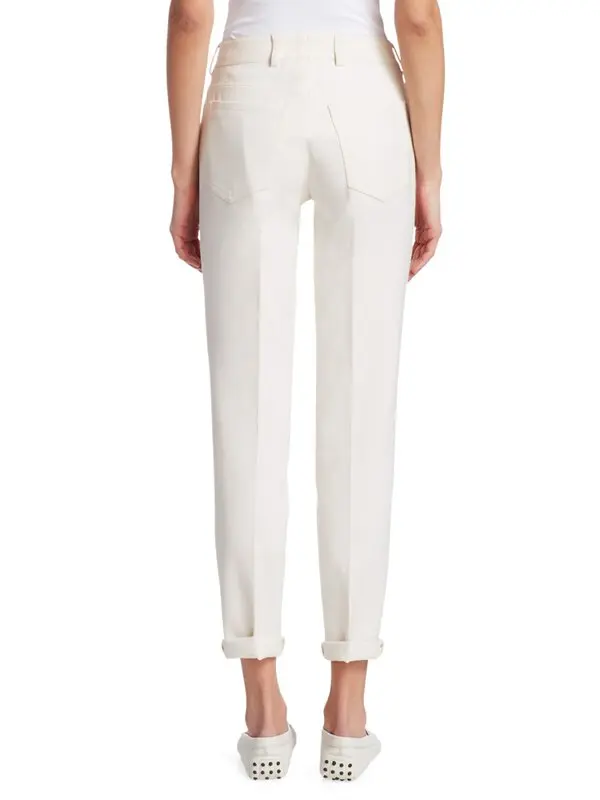 Akris Magda Slim Roll-hem Jeans