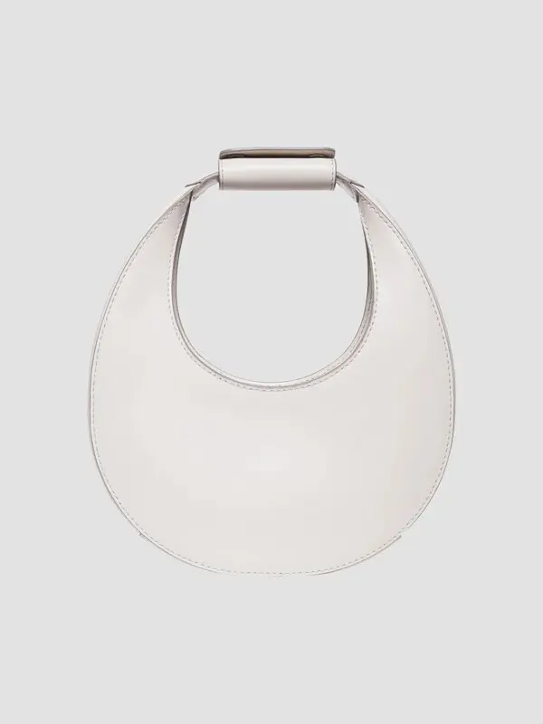 Staud Mini Moon Leather Hobo Bag - Tan