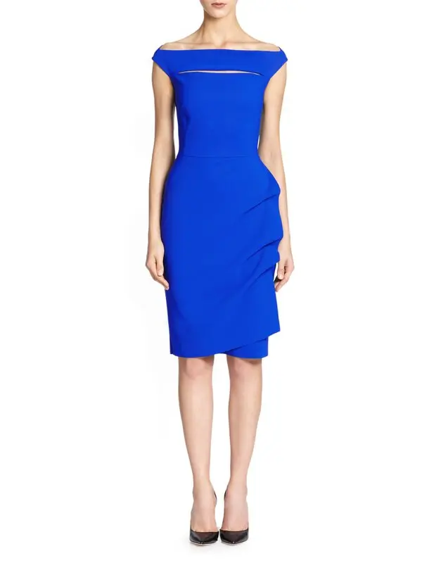 Chiara Boni La Petite Robe Melania Short Off-the-shoulder Dress