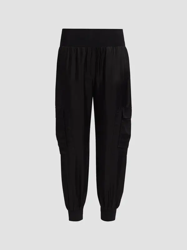 Cinq À Sept Giles Twill Cargo Joggers - Black