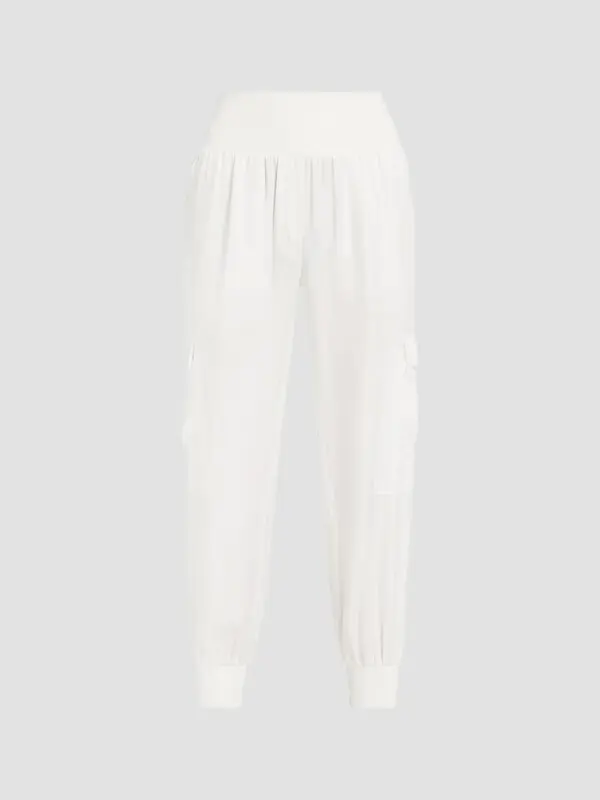 Cinq À Sept Giles Twill Cargo Joggers - Ivory