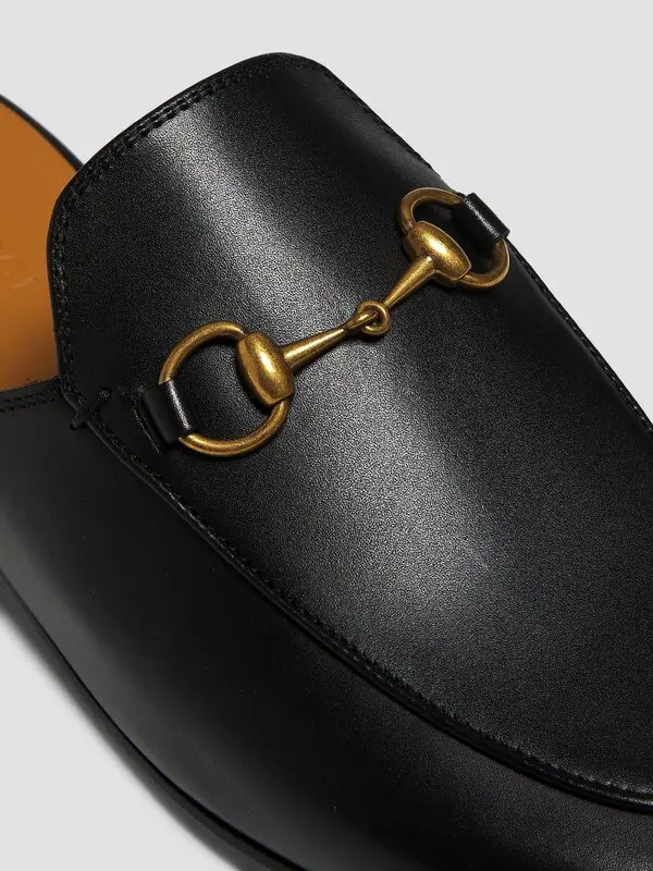 Gucci Princetown Leather Slipper - Black