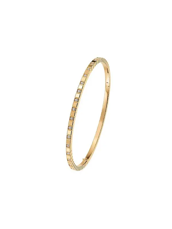 Chopard Ice Cube 18k & 0.33 Tcw Diamond Bangle