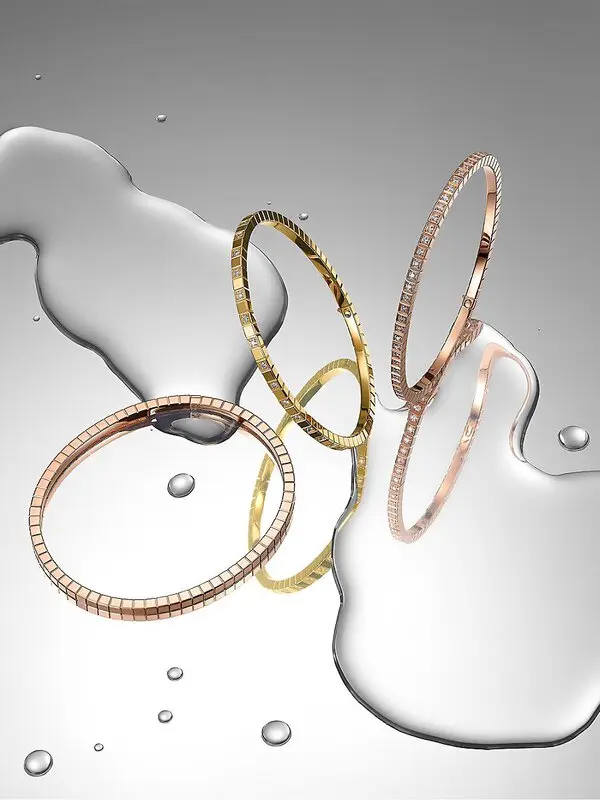 Chopard Ice Cube 18k & 0.33 Tcw Diamond Bangle
