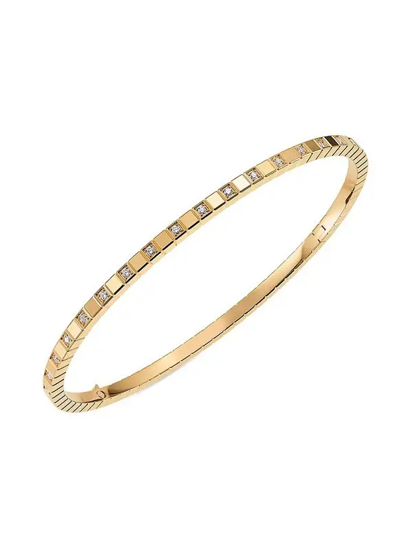 Chopard Ice Cube 18k & 0.33 Tcw Diamond Bangle