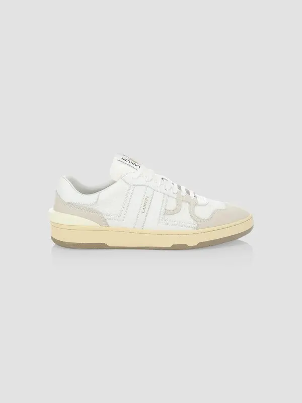 LANVIN Clay Low-top Tennis Sneakers - White