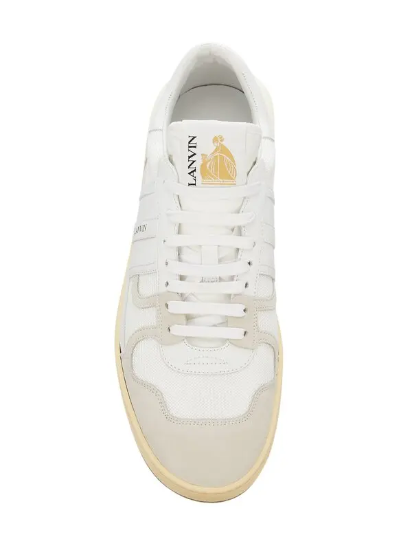 LANVIN Clay Low-top Tennis Sneakers - White