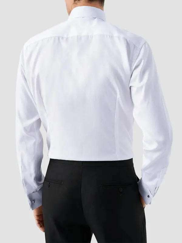 Eton Slim-fit Diamond Weave Formal Dress Shirt