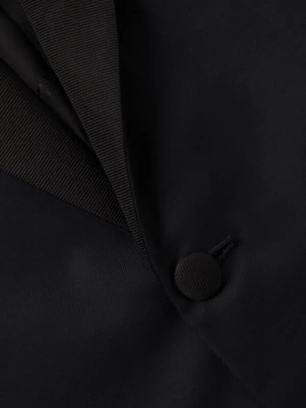 Isaia Sanita Two-button Wool Tuxedo - Navy