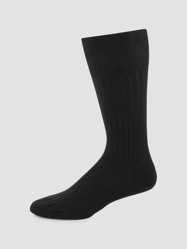 Marcoliani Cotton Dress Socks - Asphalt