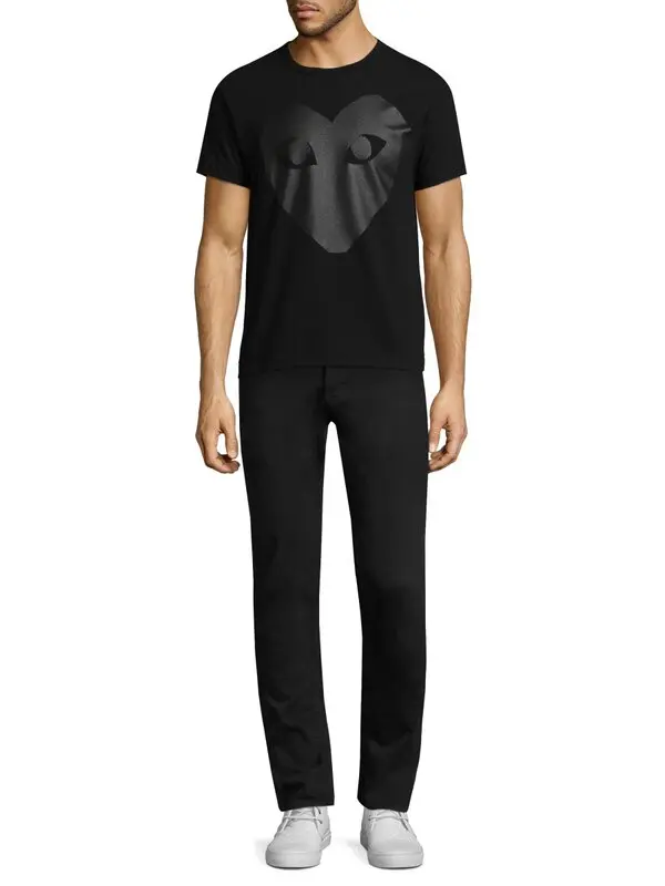 Play Comme Des Garcon Heart Cotton Tee