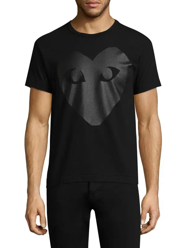 Play Comme Des Garcon Heart Cotton Tee