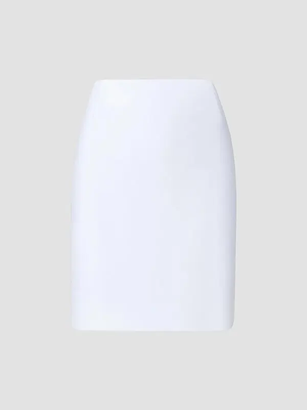 Akris Jersey Mini Skirt - Cream