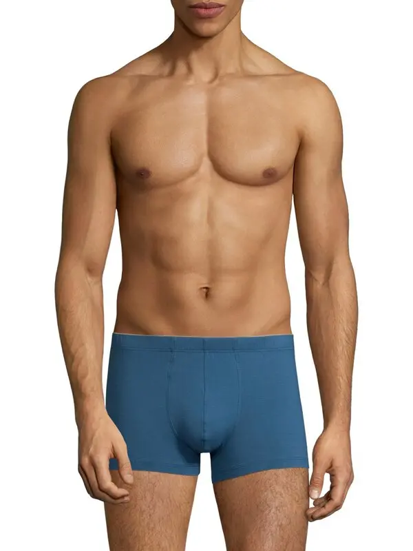 Hanro Cotton Superior Boxer Briefs - Black