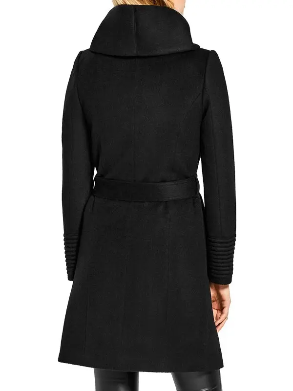 Sentaler Hooded Alpaca Wrap Coat