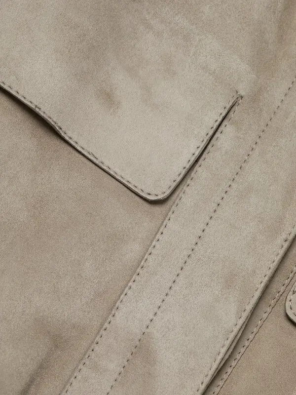 Giorgio Armani Patch-pocket Suede Jacket