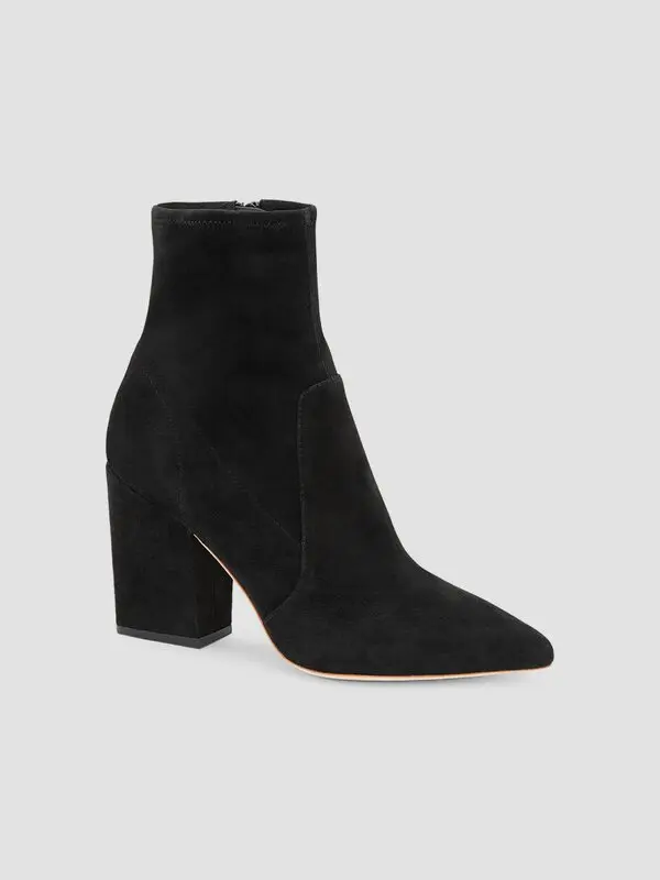 LOEFFLER RANDALL Isla Suede Ankle Boots - Black