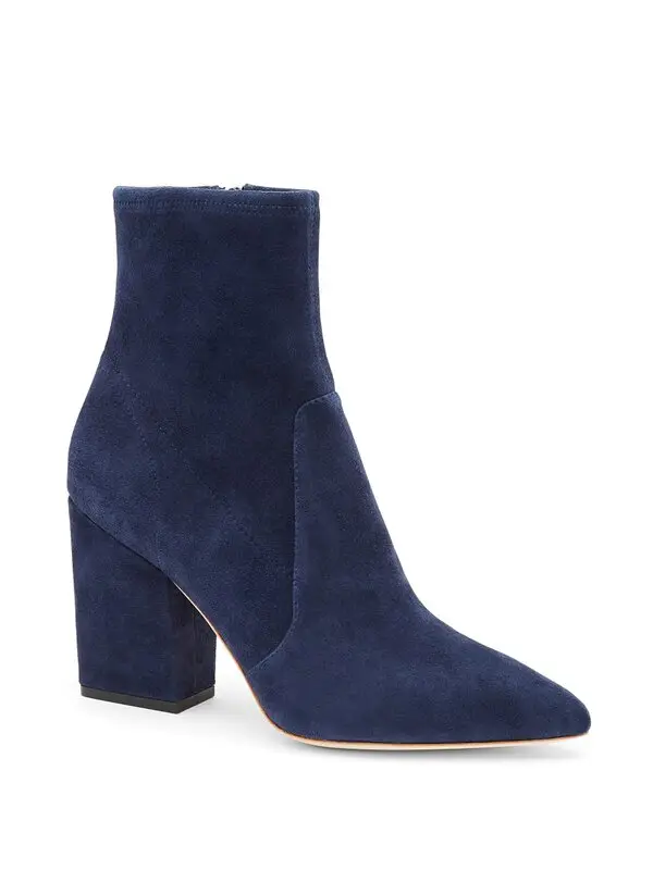 LOEFFLER RANDALL Isla Suede Ankle Boots - Black