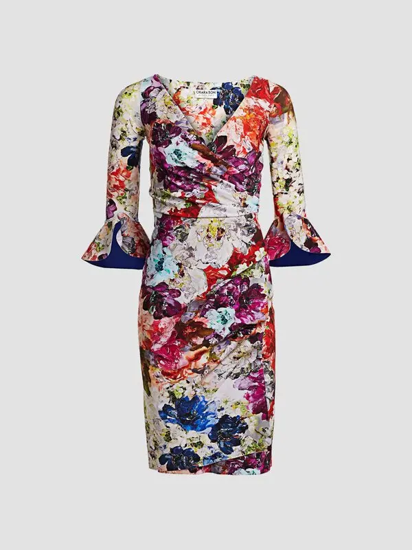 Chiara Boni La Petite Robe Triana Floral Wrap Dress - Anemoni
