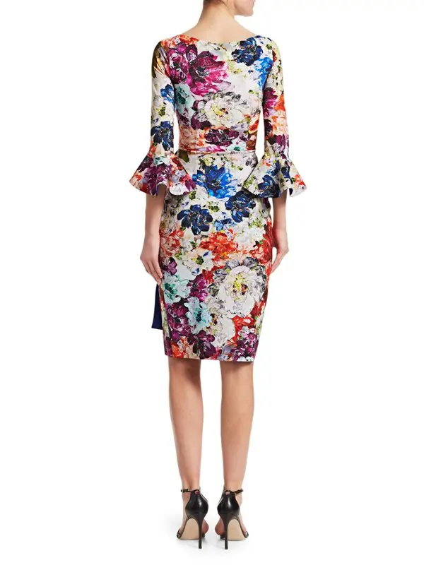 Chiara Boni La Petite Robe Triana Floral Wrap Dress