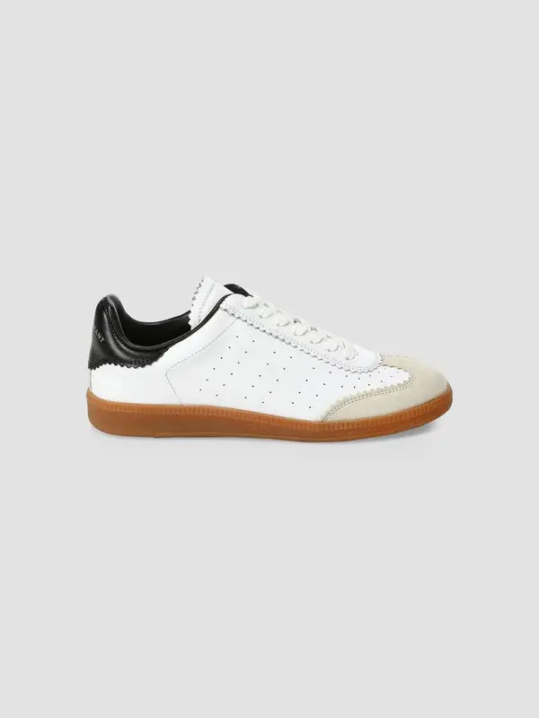Isabel Marant Étoile Bryce Leather Sneakers - White
