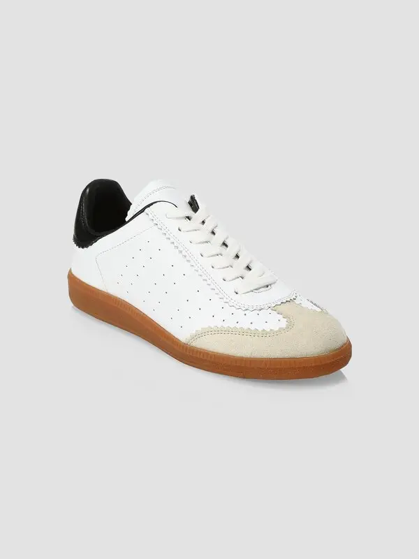 Isabel Marant Étoile Bryce Leather Sneakers - White
