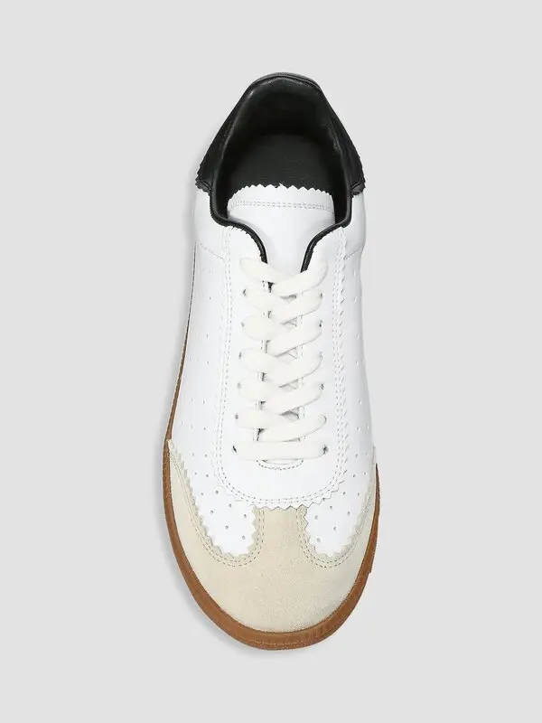 Isabel Marant Étoile Bryce Leather Sneakers - White