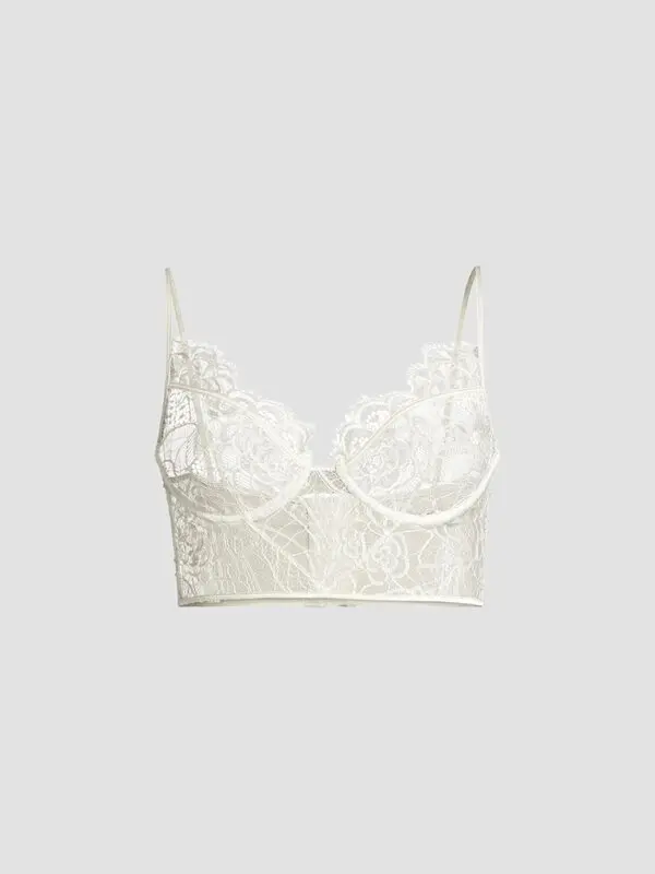 Kiki De Montparnasse Coquette Lace Longline Bra
