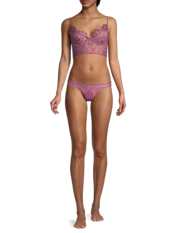 Kiki De Montparnasse Coquette Lace Longline Bra
