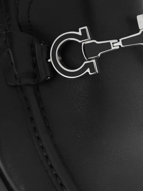 FERRAGAMO Chris Horse-bit Leather Loafers