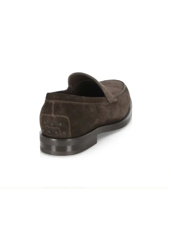 TOD'S Suede Penny Loafers