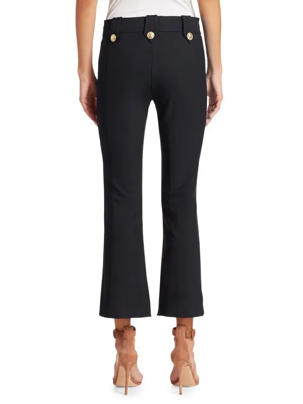 Derek Lam 10 Crosby Robertson Crop Flare Pants - White