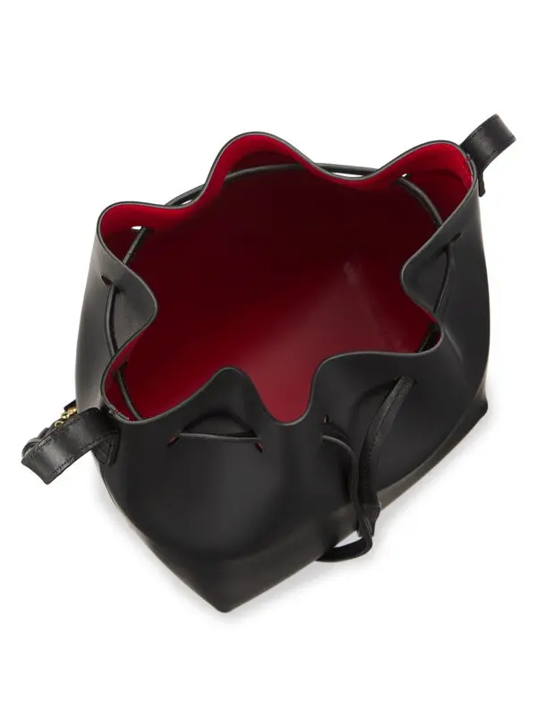 MANSUR GAVRIEL Mini Leather Bucket Bag - Black Flamma