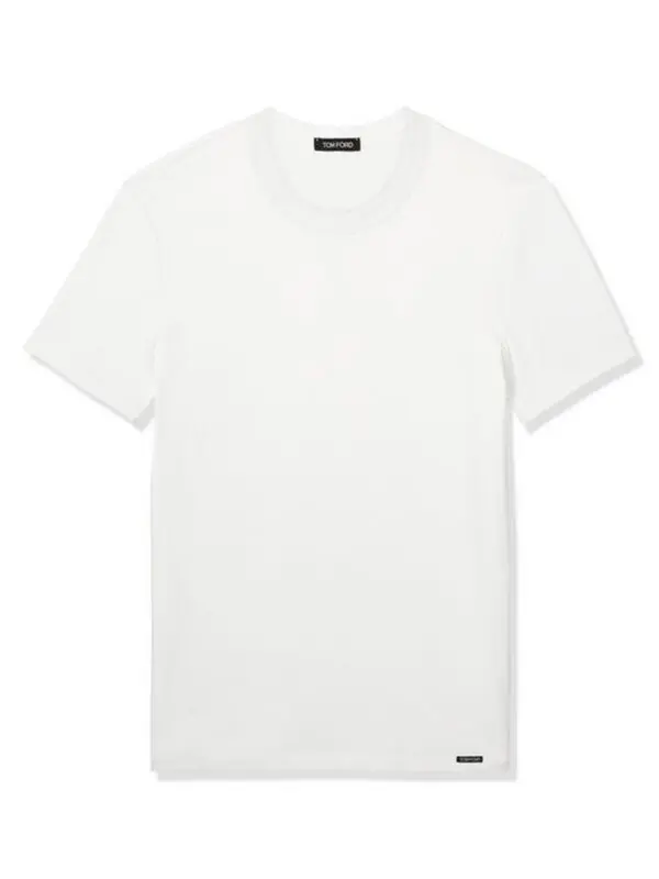 TOM FORD Stretch-cotton Crewneck T-shirt