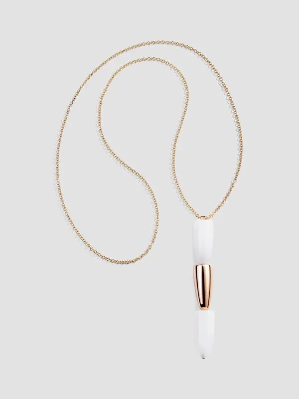 Vhernier Calla 18k Rose Gold & Kogolong Pendant Necklace - One-color