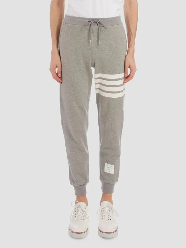Thom Browne Stripe Cotton Joggers
