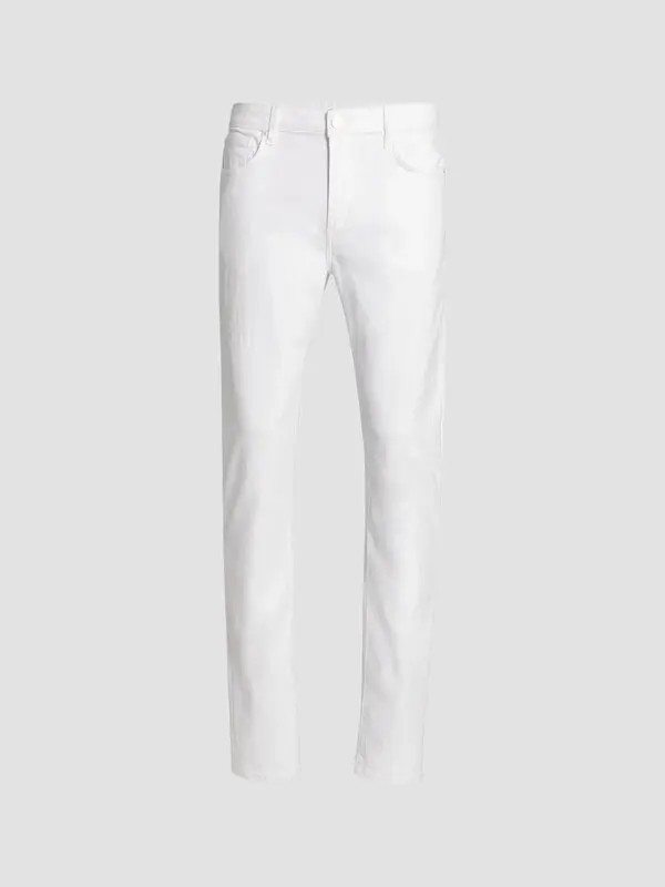 Monfrère Brando Stretch Japanese Slim-fit Jeans - White