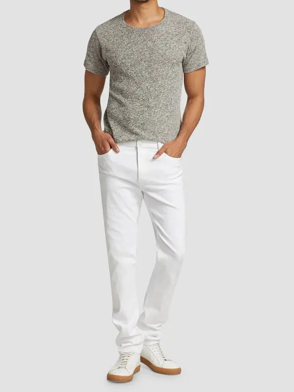Monfrère Brando Stretch Japanese Slim-fit Jeans - White