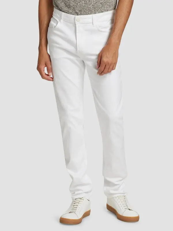 Monfrère Brando Stretch Japanese Slim-fit Jeans - White