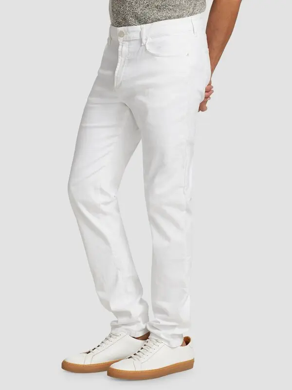Monfrère Brando Stretch Japanese Slim-fit Jeans - White