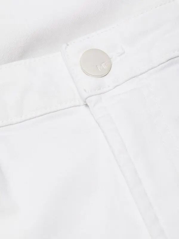 Monfrère Brando Stretch Japanese Slim-fit Jeans - White